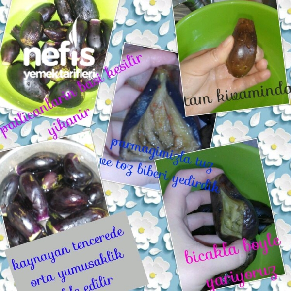 Üç Bacı Dolması( Azerbaycan Usulu Patlıcan , Biber Dolması)(Azerice ...