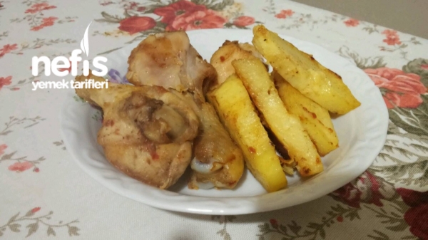 Kuzine Sobada Mis Patatesli Tavuk - Nefis Yemek Tarifleri