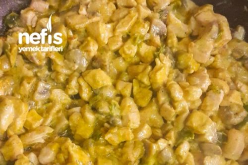 Kremalı Köri Soslu Mantarlı Tavuk Sote - Nefis Yemek Tarifleri Kremalı Köri Soslu Mantarlı Tavuk Sote - Nefis Yemek Tarifleri