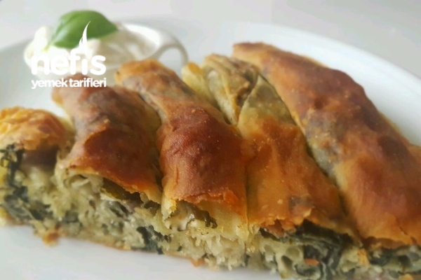 Ispanak Ve Kaşarlı Börek - Nefis Yemek Tarifleri