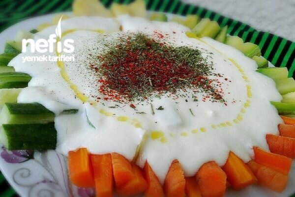 Airfryer Yoğurtlu Sebze Mezesi - Nefis Yemek Tarifleri