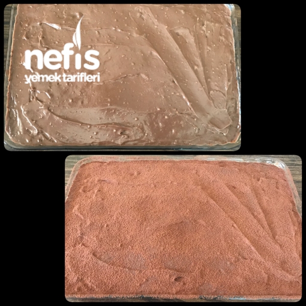 Sade Kek Üzerine Çikolatalı Pasta - Nefis Yemek Tarifleri