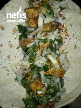 Kremalı Tavuk Wrap (Dürüm) - Nefis Yemek Tarifleri