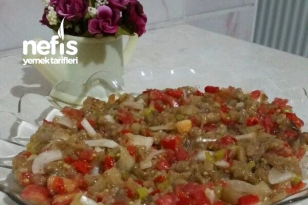 Köz Patlıcan Salatası - Nefis Yemek Tarifleri - #3570429