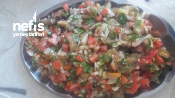 Köz Patlıcan Salatası - Nefis Yemek Tarifleri - #3663818