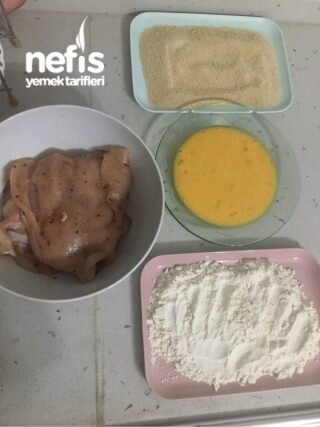 Tavuk Schnitzel /Patates Salatası - Nefis Yemek Tarifleri