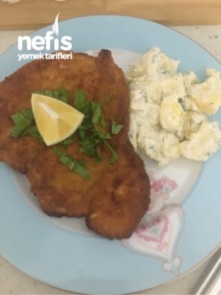 Tavuk Schnitzel /Patates Salatası - Nefis Yemek Tarifleri