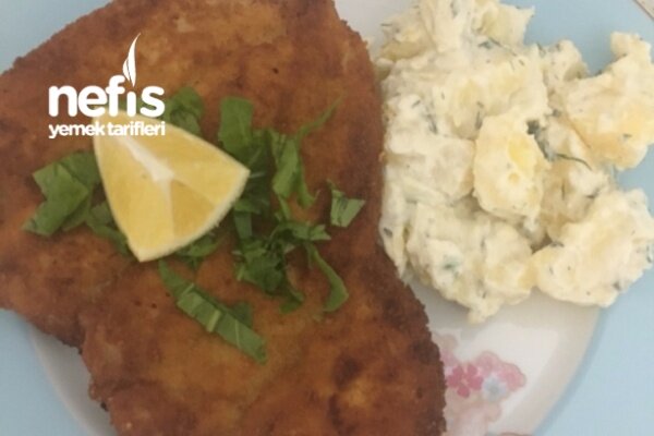 Tavuk Schnitzel /Patates Salatası - Nefis Yemek Tarifleri