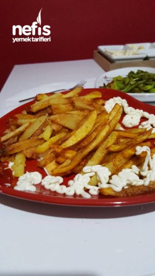 Sarı Kırmızı Çıtır Patates - Nefis Yemek Tarifleri