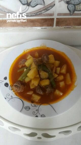 Etli Sulu Patates Yemeği - Nefis Yemek Tarifleri - #3810920