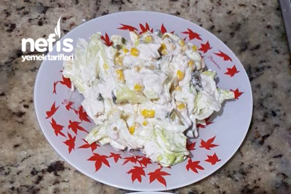 Göbek Marullu Tavuk Salata - Nefis Yemek Tarifleri