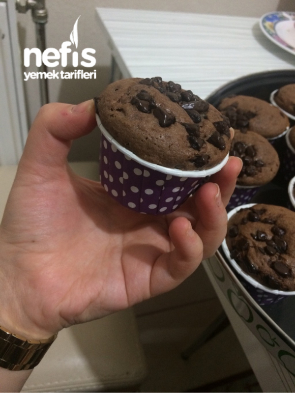 Bitter Çikolatalı Cupcake - Nefis Yemek Tarifleri - #4347312