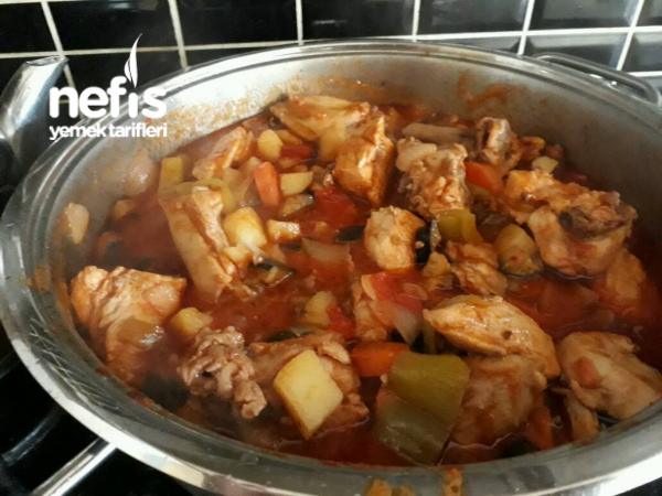 Tavuklu Türlü - Nefis Yemek Tarifleri - #4395903