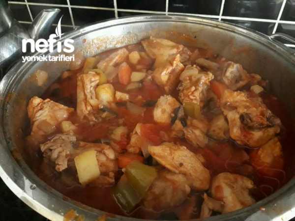 Tavuklu Türlü - Nefis Yemek Tarifleri - #4395903