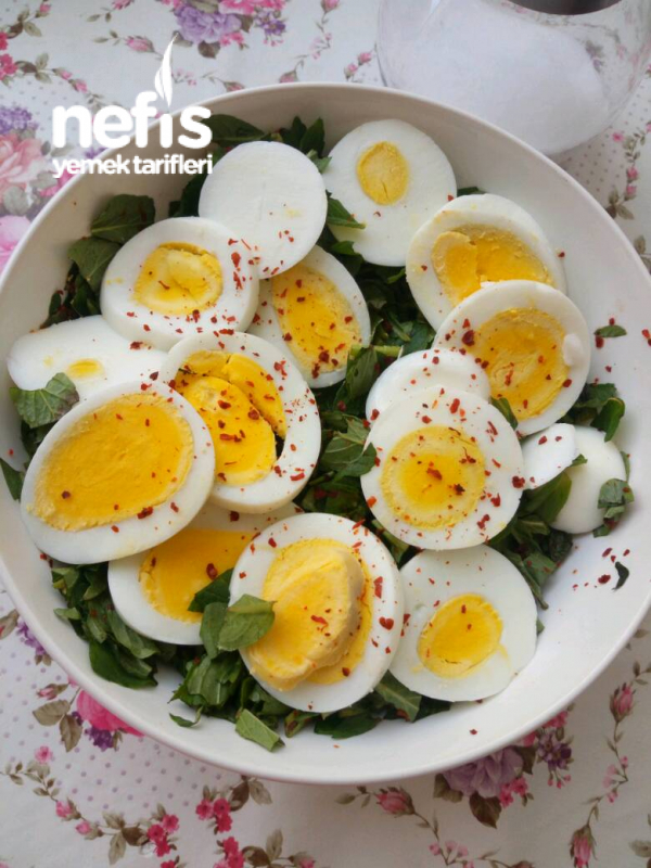 Yumurtalı Yarpuz Salatası - Nefis Yemek Tarifleri