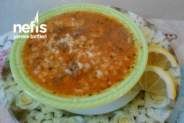 Kıymalı Pirinç Çorbası - Nefis Yemek Tarifleri - #4549927