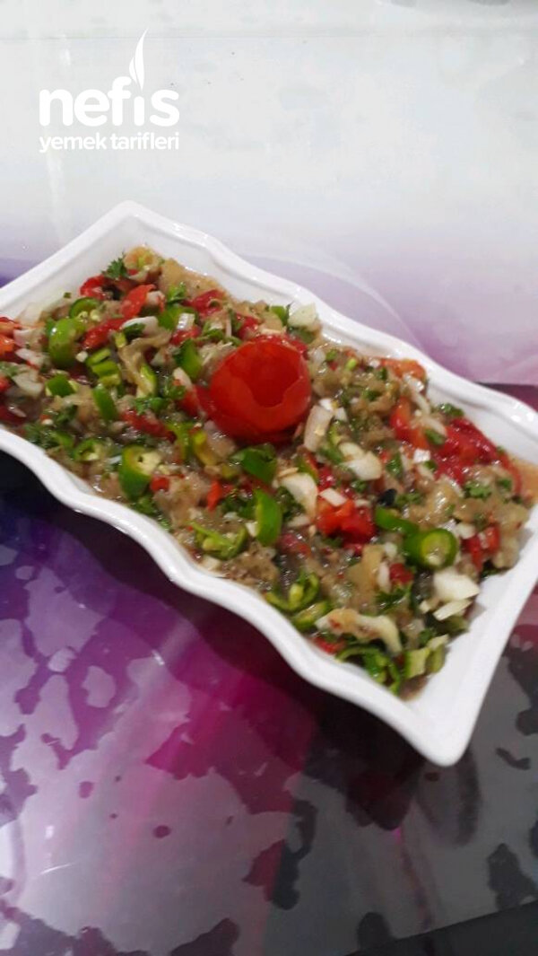 Köz Patlıcan Salatası - Nefis Yemek Tarifleri - #4566705