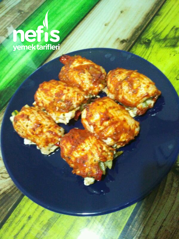 Sebzeli Tavuk Fileto Sarma - Nefis Yemek Tarifleri