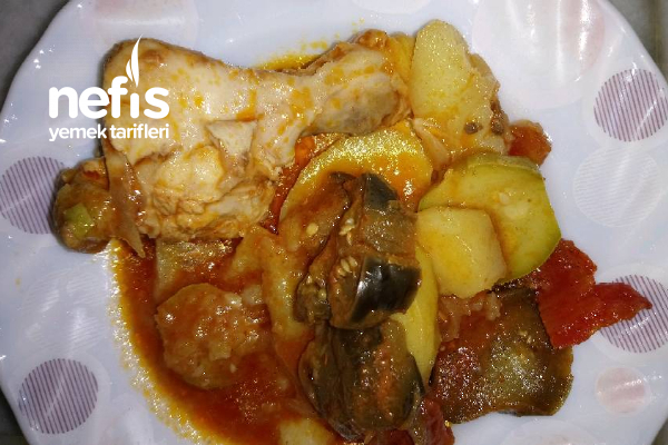 Tavuklu Kolay Türlü - Nefis Yemek Tarifleri - #4715830