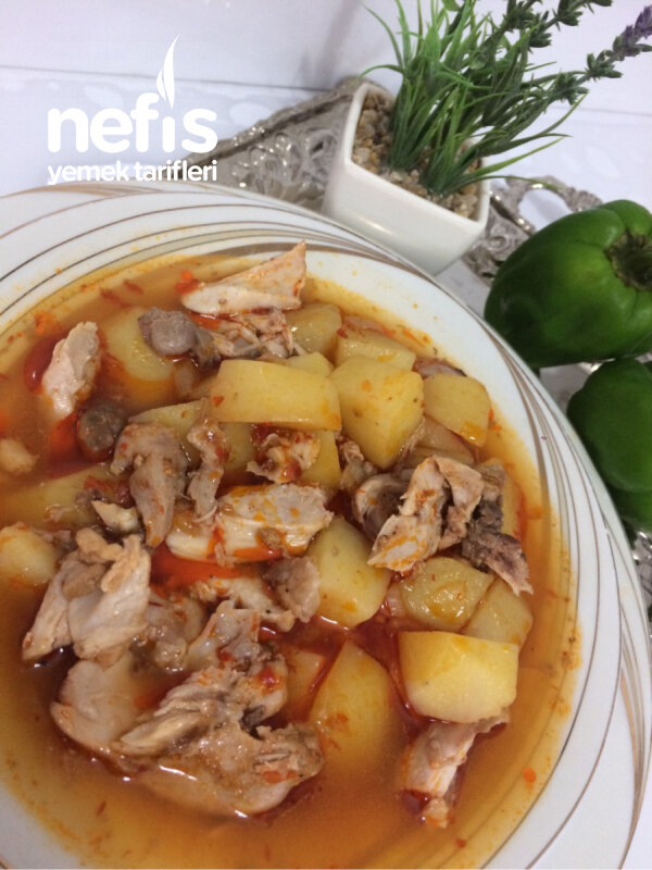 Tavuklu Sulu Patates Yemeği - Nefis Yemek Tarifleri - #4824685
