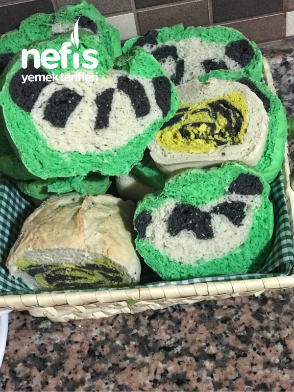 Renkli Ekmek Konel Bread - Nefis Yemek Tarifleri