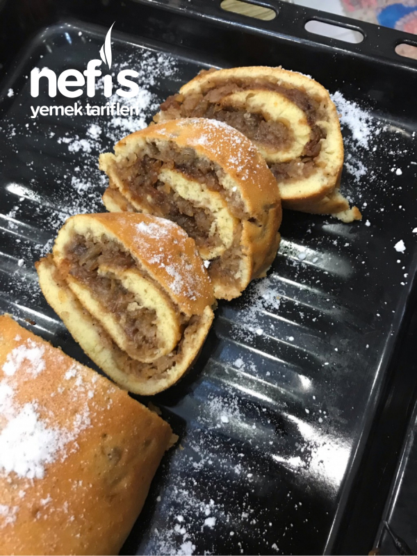 Elmalı Rulo Pasta - Nefis Yemek Tarifleri - #5079200