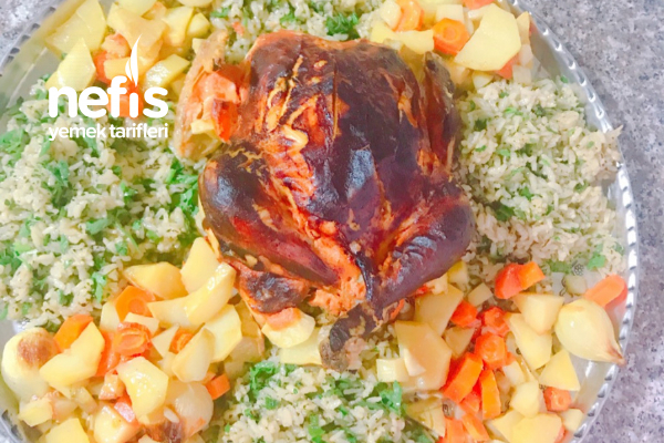 Fırında tüm tavuk (Pratik) - Nefis Yemek Tarifleri