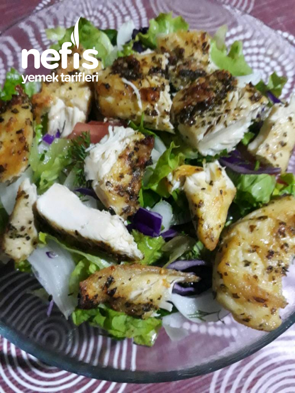 Izgara Tavuk Salata - Nefis Yemek Tarifleri - #5085382