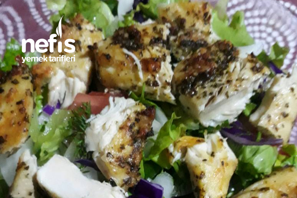 Izgara Tavuk Salata - Nefis Yemek Tarifleri - #5085382