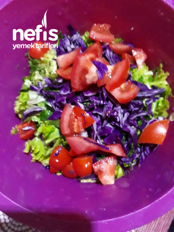 Izgara Tavuk Salata - Nefis Yemek Tarifleri - #5085382