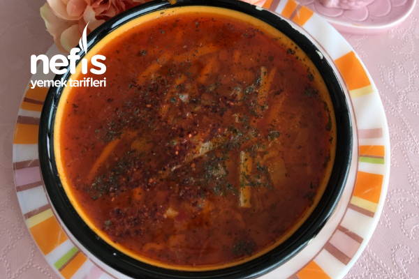 Erişteli Yeşil Mercimek Çorba - Nefis Yemek Tarifleri - #5088082