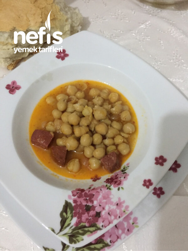 Sucuklu Nohut - Nefis Yemek Tarifleri - #5112451