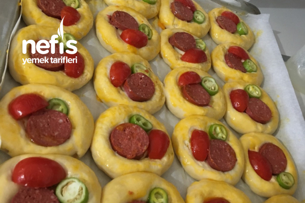 Mini Pastane Pizzası - Nefis Yemek Tarifleri - #5122910