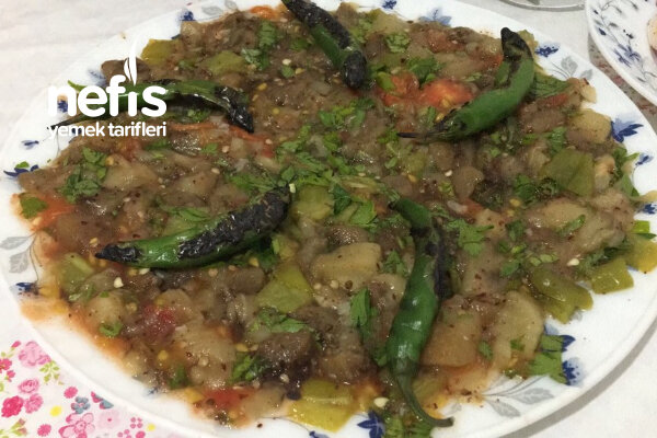 Köz Patlıcan Salatası - Nefis Yemek Tarifleri - #5155033