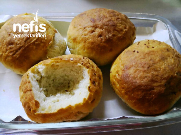 Teremyağlı Yumurtalı Tombik Ekmek - Nefis Yemek Tarifleri
