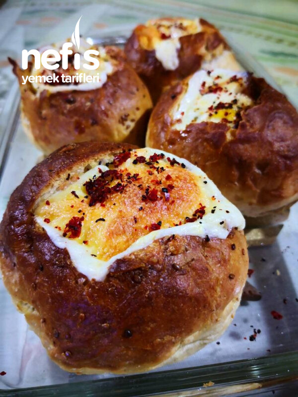 Teremyağlı Yumurtalı Tombik Ekmek - Nefis Yemek Tarifleri