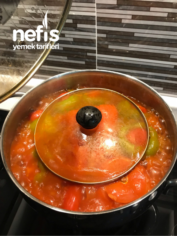 Dolma Biber Kırmızı Biber Ve Domates Dolması - Nefis Yemek Tarifleri