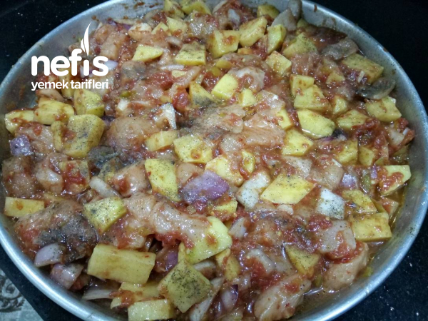 Patates Tavuk Tava - Nefis Yemek Tarifleri - #5387641