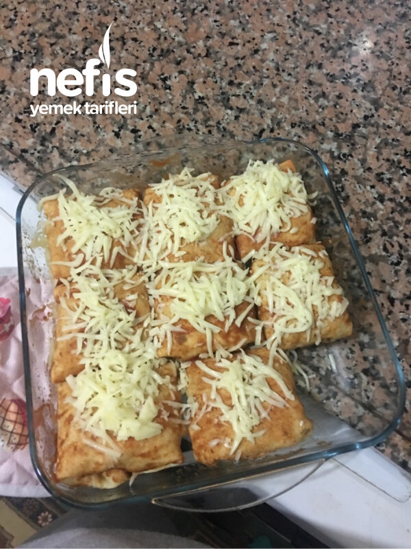 Tavuklu Krep Sarma - Nefis Yemek Tarifleri - #5398181