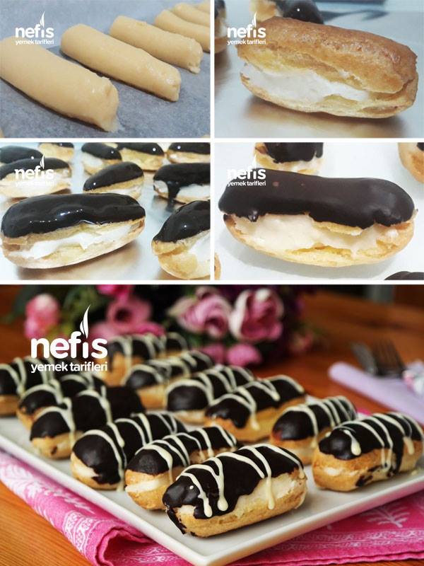 Çikolatalı Ekler Yapımı - Nefis Yemek Tarifleri