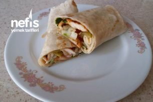 Yoğurtlu Tavuk Dürüm (Enfes Lezzet) - Nefis Yemek Tarifleri