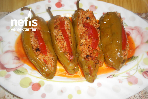 Zeytinyağlı Köy Biberi Dolması - Nefis Yemek Tarifleri