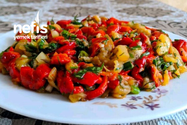 Köz Patlıcan Salatası - Nefis Yemek Tarifleri - #6027889