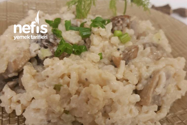 Mantarlı Risotto - Nefis Yemek Tarifleri - ege mutfagi