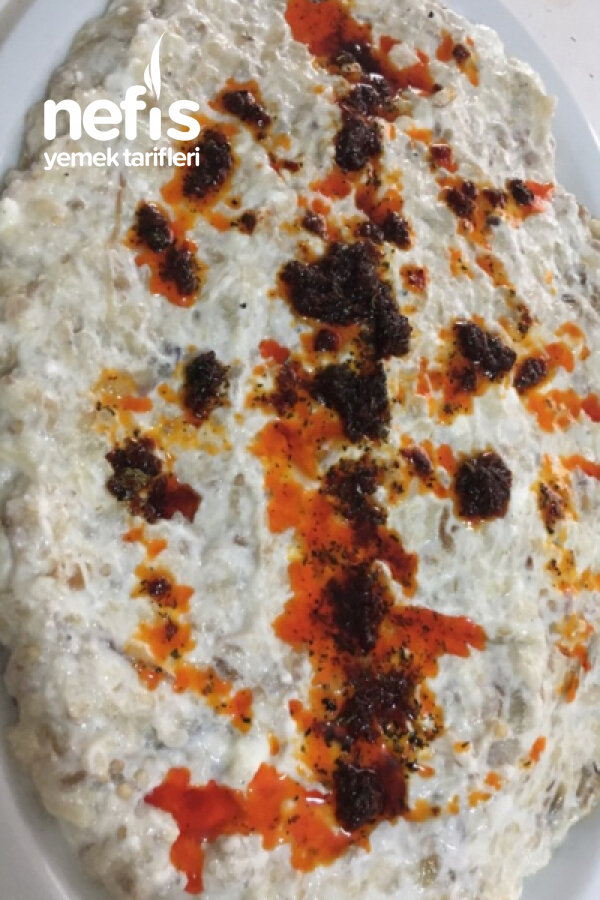 Sarımsaklı Yoğurtlu Közlenmiş Patlıcan Meze - Nefis Yemek Tarifleri