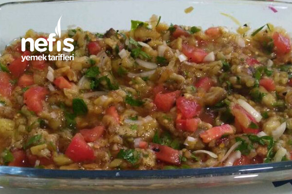 Köz Patlıcan Salatası - Nefis Yemek Tarifleri - #6098851
