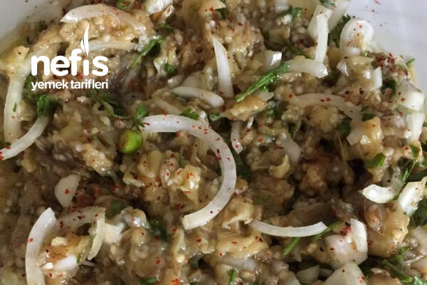 Köz Patlıcan Salatası - Nefis Yemek Tarifleri - #6145499