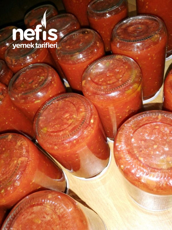 Kışlık Konserve Domates - Nefis Yemek Tarifleri - #6193419
