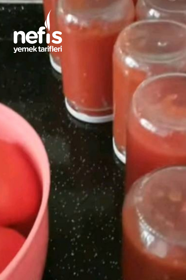 Kışlık Konserve Domates Yapımı (Videolu) - Nefis Yemek Tarifleri