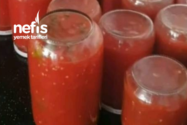 Kışlık Konserve Domates Yapımı (Videolu) - Nefis Yemek Tarifleri
